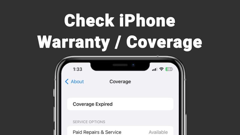 How to Check iPhone Warranty / Coverage - Techie Prashant