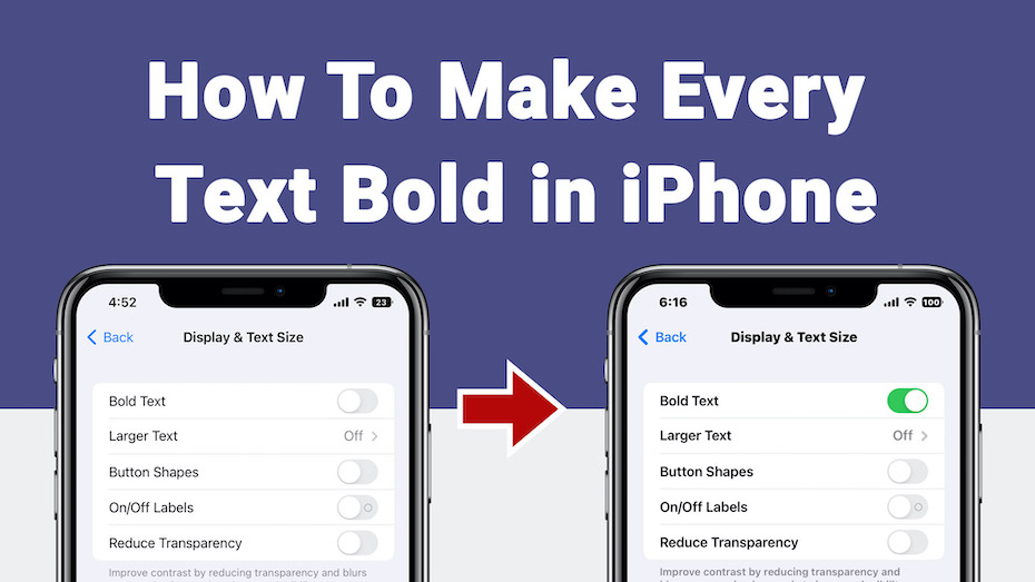 How To Bold Text On IPhone Or IPad Techie Prashant